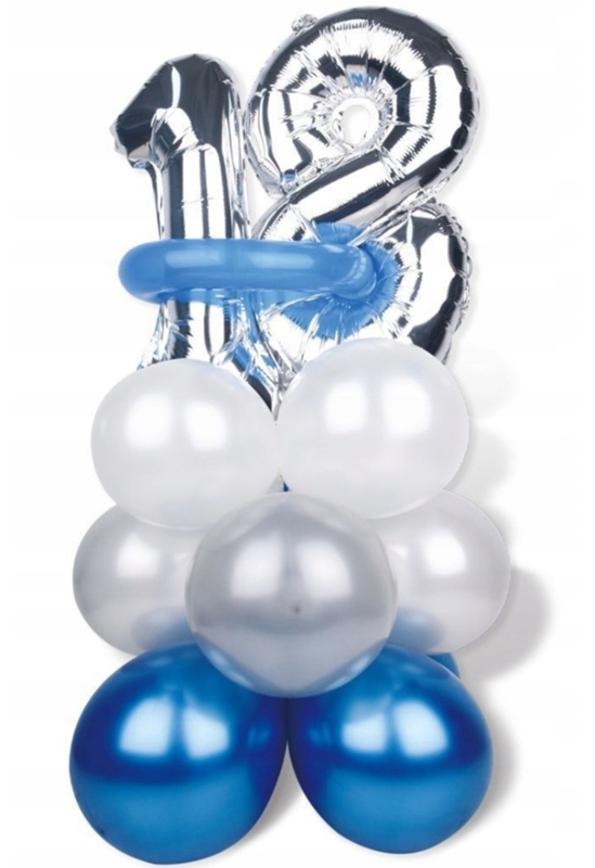 BALONY NA 18 URODZINY osiemnastkę zestaw - 12717135667 - oficjalne archiwum Allegro
