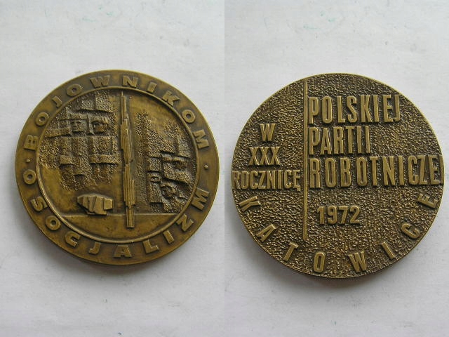 KATOWICE BOJOWNIKOM O SOCJALIZM - W XXX ROCZNICĘ POLSKA PARTIA ROBOTNICZA - 17534665436 ...