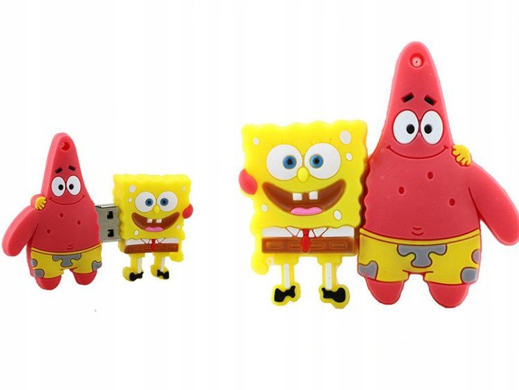 PENDRIVE SPONGEBOB BAJKA Patryk USB PAMIĘĆ 64GB - 12383678655 ...