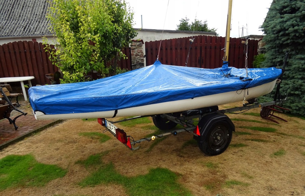 żaglówka 470 z przyczepa drogowa i slipowa 100% OK - 8401287937 ...