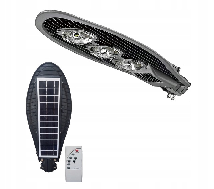 SOLARNA LATARNIA ULICZNA LED 150W Z PILOTEM - 9721090281 - oficjalne archiwum Allegro
