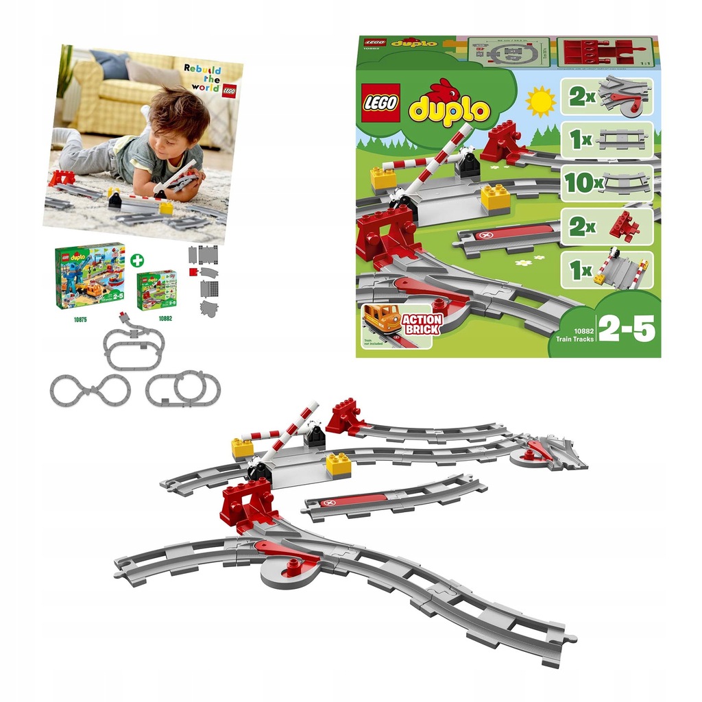 LEGO DUPLO 10882 TORY ZWROTNICE - 11771205668 - oficjalne archiwum Allegro