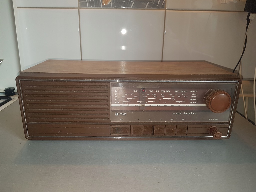 STARE RADIO UNITRA DIORA ŚNIEŻKA R 206 z PRL - 13281628178 - oficjalne ...