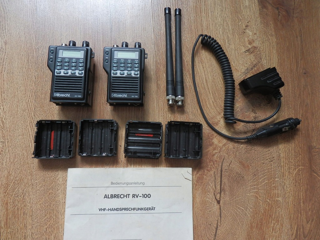 RADIOTELEFONY VHF ALBRECHT RV-100 ZESTAW 2 SZT. - 12501020287 ...