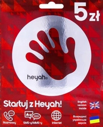 STARTER HEYAH NA KARTĘ 5zł - 13515624924 - oficjalne archiwum Allegro