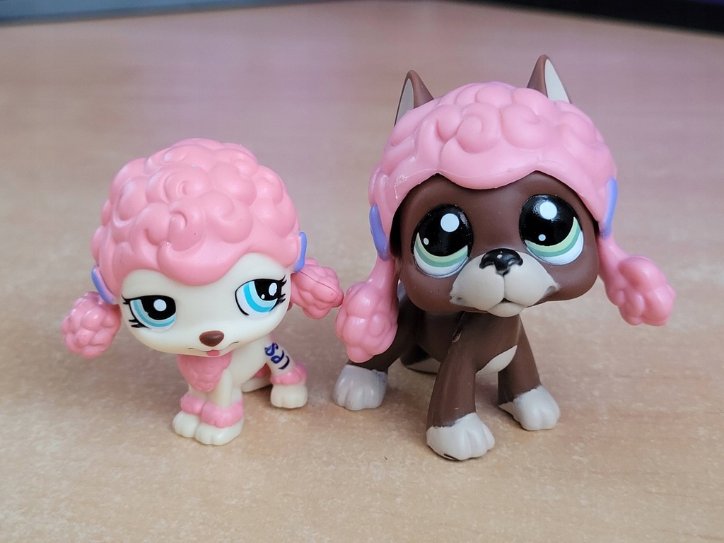 LPS Littlest Pet Shop zestaw pies dog #1519 #1520 - 12495508707 ...