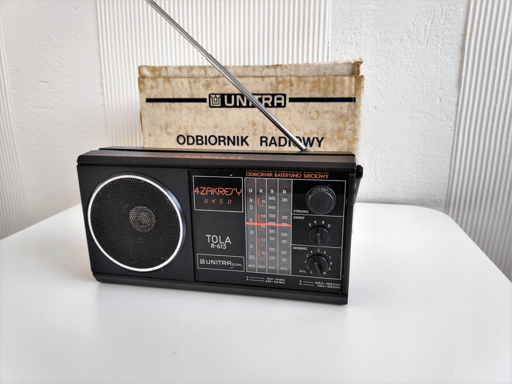 UNITRA ELTRA TOLA R-615 KARTON PRL - 12353395440 - oficjalne archiwum ...