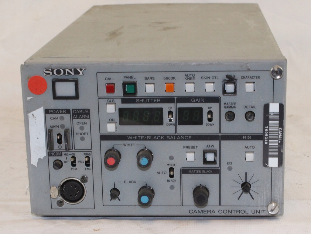 Sony CCU-TX50P Camera Control Unit do kamer DXC - 17574861650 ...