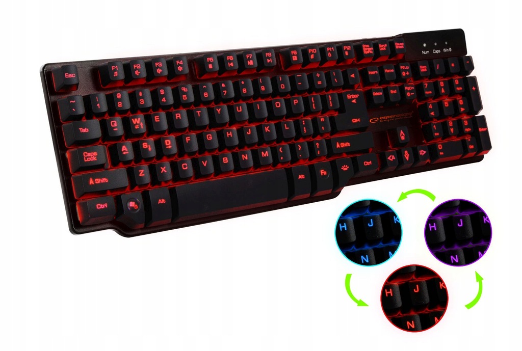Купить КЛАВИАТУРА ДЛЯ ГЕЙМЕРОВ Светодиодная игровая мембрана USB: отзывы, фото и характеристики ...