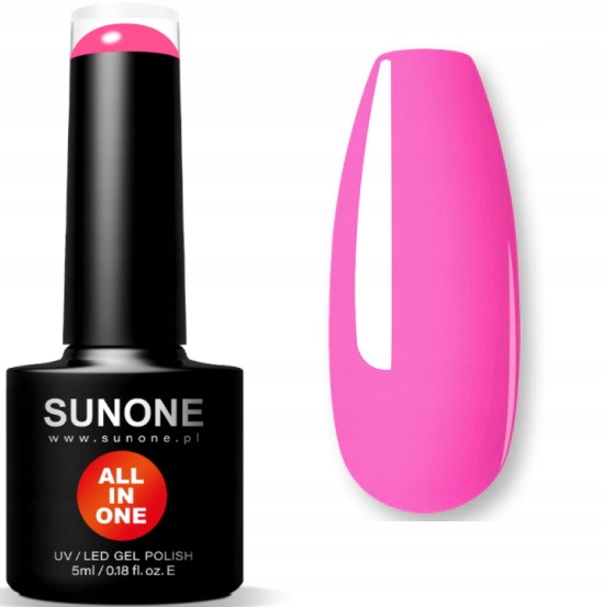 SUNONE ALL IN ONE Lakier hybrydowy 3w1 R13 NEON - 10785544843 ...
