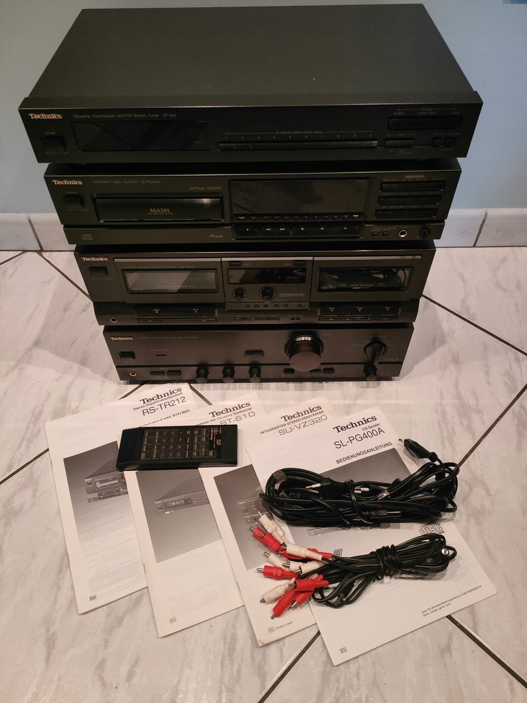Zestaw STEREO Technics duża wieża stan idealny - 13545948079 ...