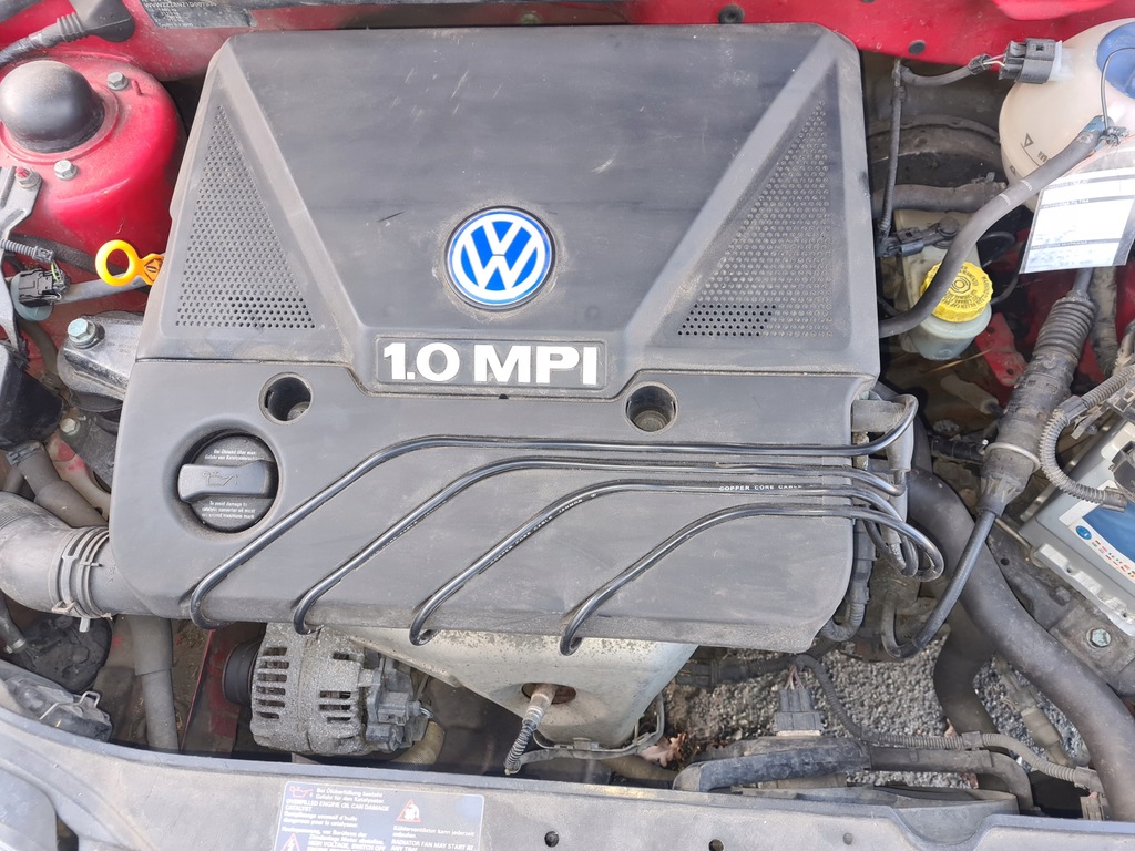 SILNIK VW POLO 6N2 IBIZA LUPO 1.0 AUC KOMPLETNY - 12946149155 ...