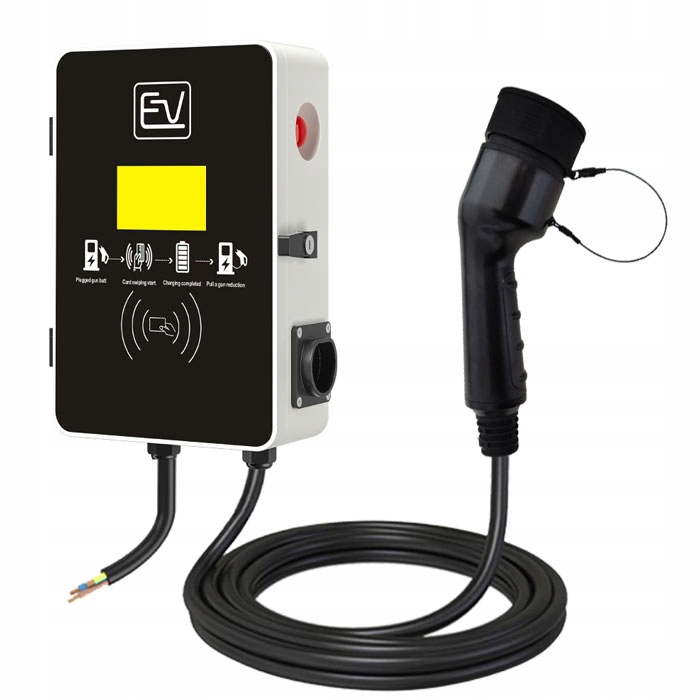 STACJA ŁADUJĄCA Ładowarka EV Wallbox 32A 22kW karty RFID JAKOŚĆ PLUG-IN - 16955143813 ...