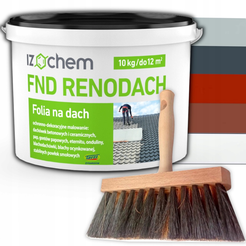 RENODACH PŁYNNA FOLIA DACHOWA RENOWACJA PAPY 10 KG - 10919115242 - oficjalne archiwum Allegro