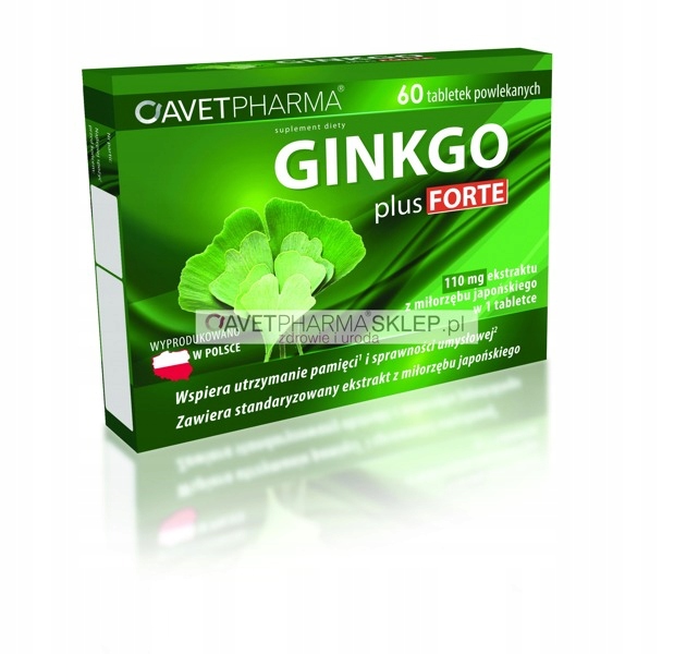 GINKGO PLUS FORTE BILOBA PAMIĘĆ KONCENTRACJA - 7224523654 - oficjalne ...