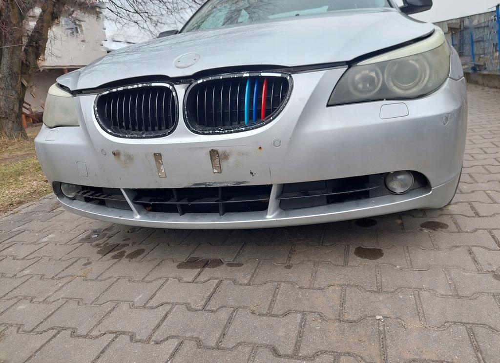 ZDERZAK PRZÓD PRZEDNI BMW E60 E61 TITANSILBER - 12454266707 - oficjalne archiwum Allegro