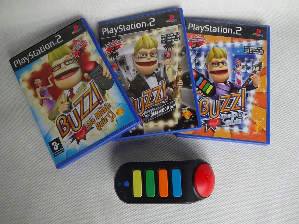 Buzz Playstation 2 - 12807678157 - oficjalne archiwum Allegro