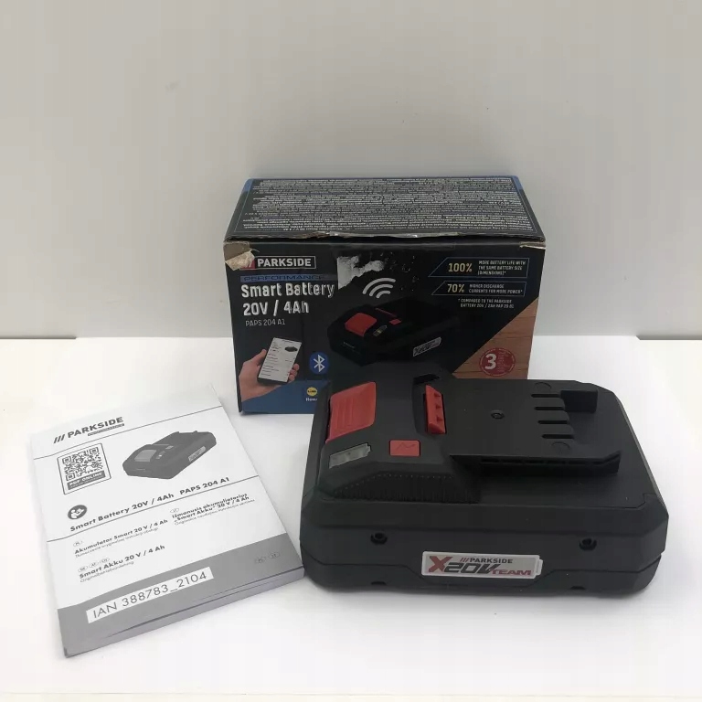 BATERIA SMART BATTERY 20V/4AH PARKSIDE - 12382533410 - oficjalne ...