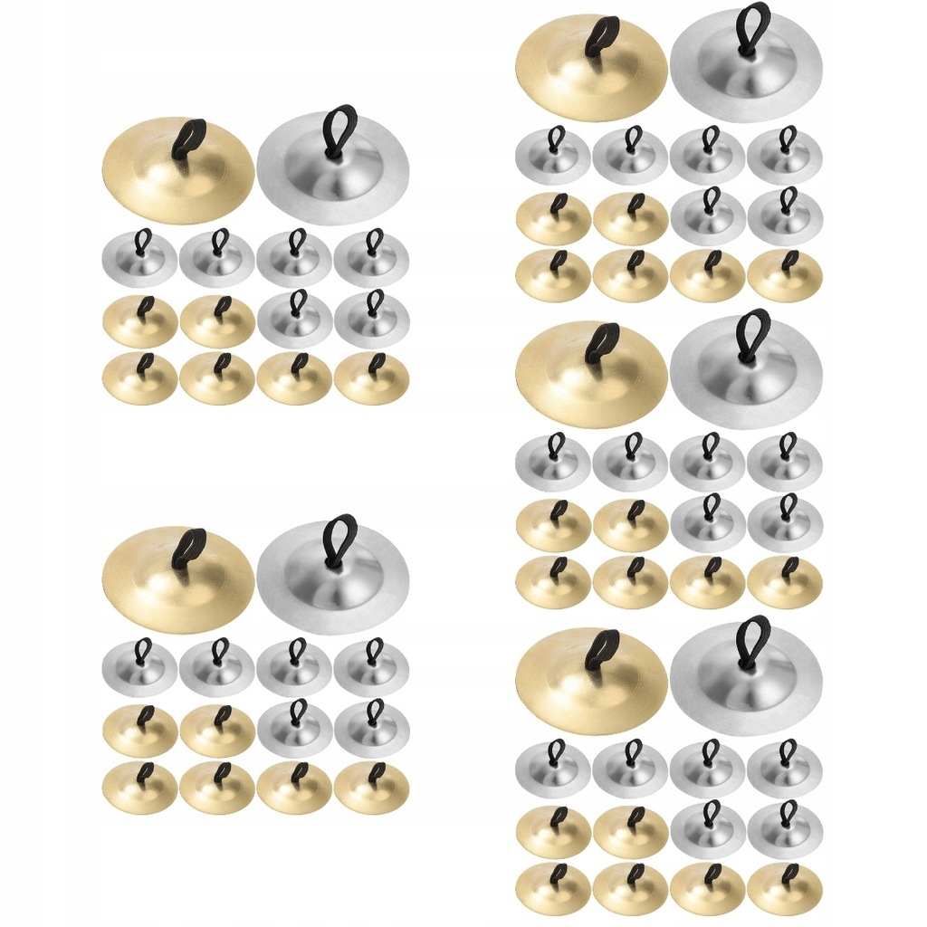 50 Pairs Finger Cymbals Copper Finger Cymbals - 14271025115 - oficjalne ...