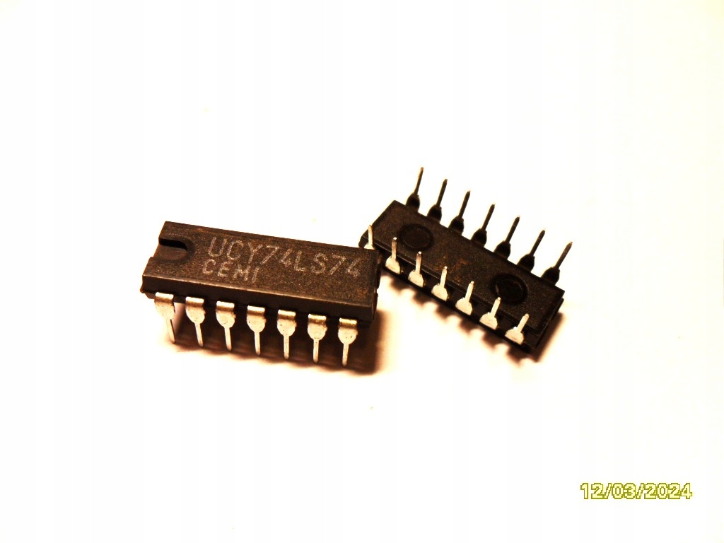 UKŁAD SCALONY UCY74LS74 DIP-14 - 10 szt. - 15296007304 - oficjalne ...