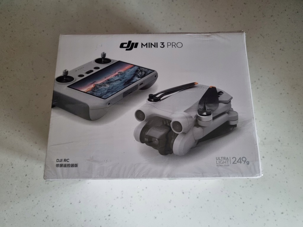 DRON DJI MINI 3 PRO RC NOWY ZAFOLIOWANY - 12783766940 - oficjalne ...