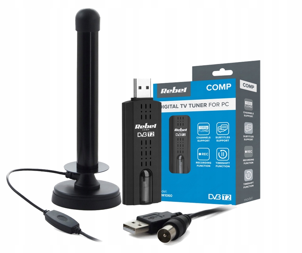 Dekoder Tuner DVB-T2 HEVC USB Zestaw BAT STRONG - 11925271111 ...