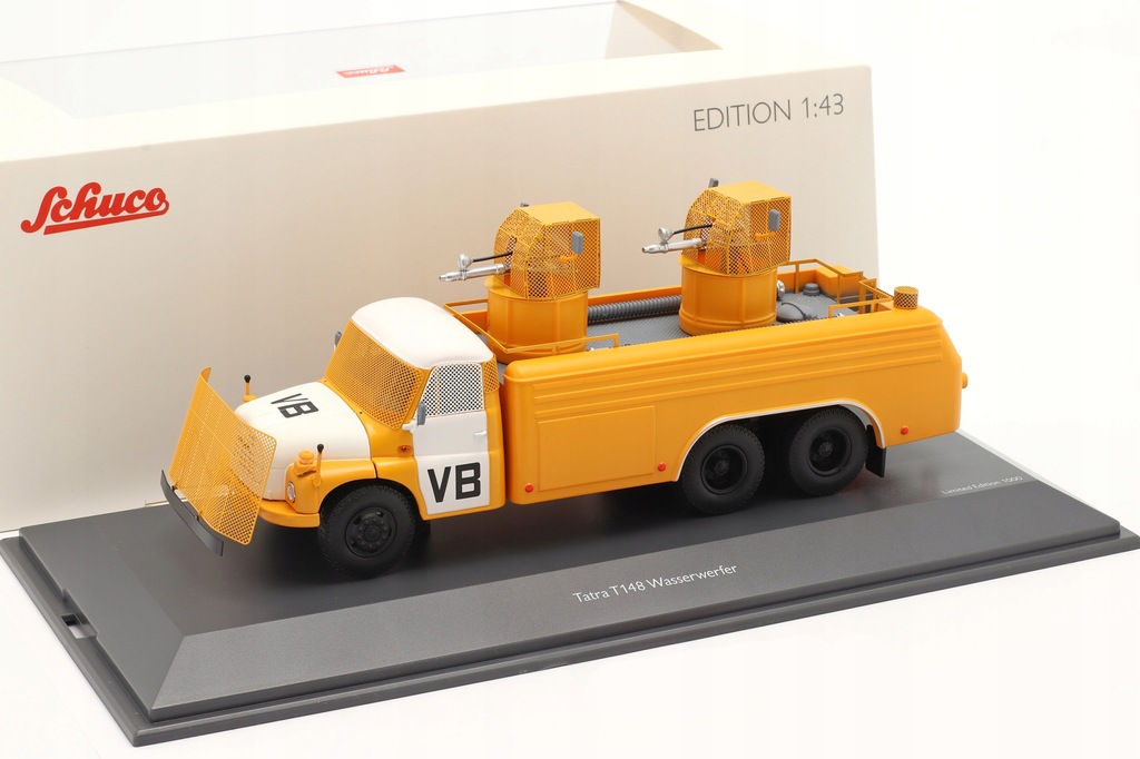 TATRA T148 VB Czeska milicja z armatką SCHUCO 1:43 - 10742140591 ...