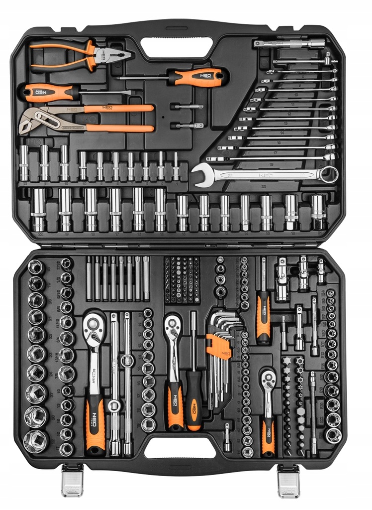 NEO KLUCZE NASADOWE ZESTAW 233ELEM. 08-681 1/2-1/4 - 7535313550 - oficjalne archiwum Allegro