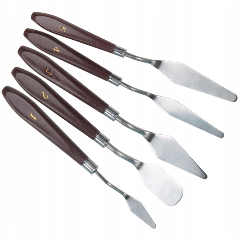 5 Szt Szpachelki malarskie metalowe zestaw - 11021562489 - oficjalne ...