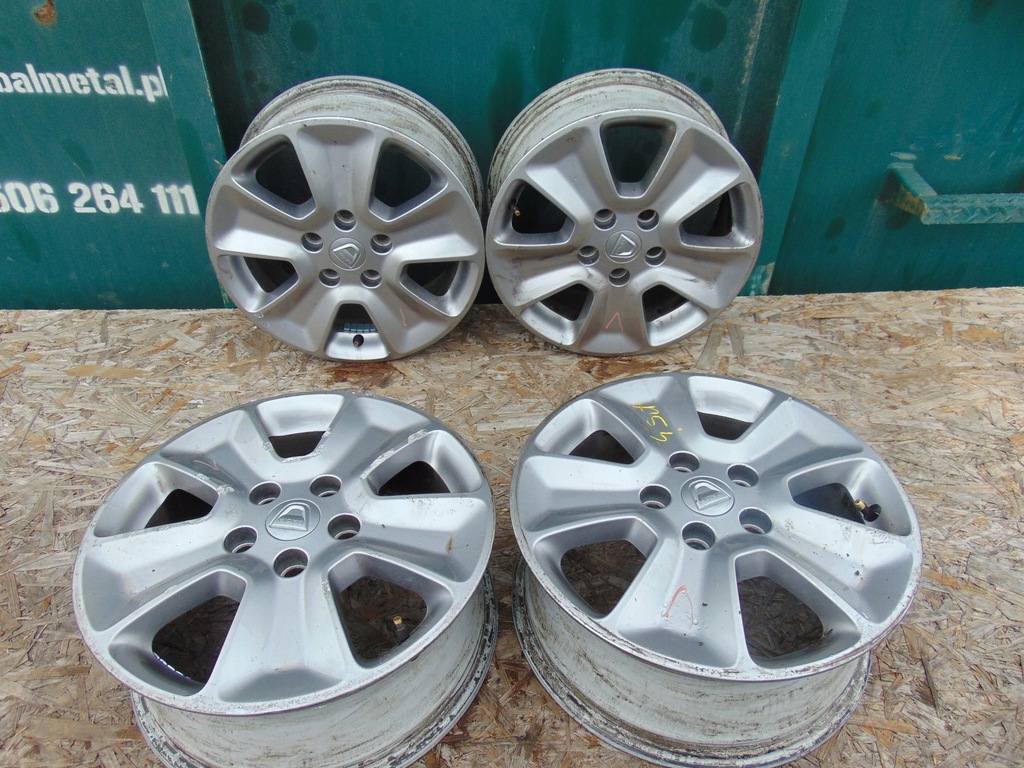 FELGI ALUMINIOWE DACIA DUSTER I 16'' 5X114.3 ET50 - 12710535759 ...