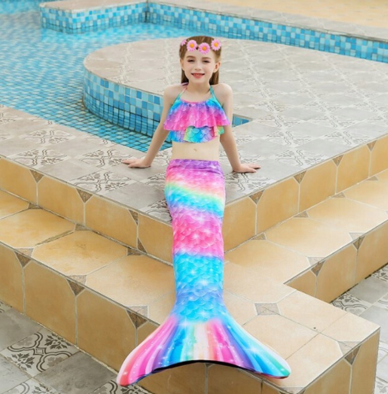 SYRENI OGON STRÓJ KĄPIELOWY SYRENY SYRENKA 120 CM - 13623890568 ...
