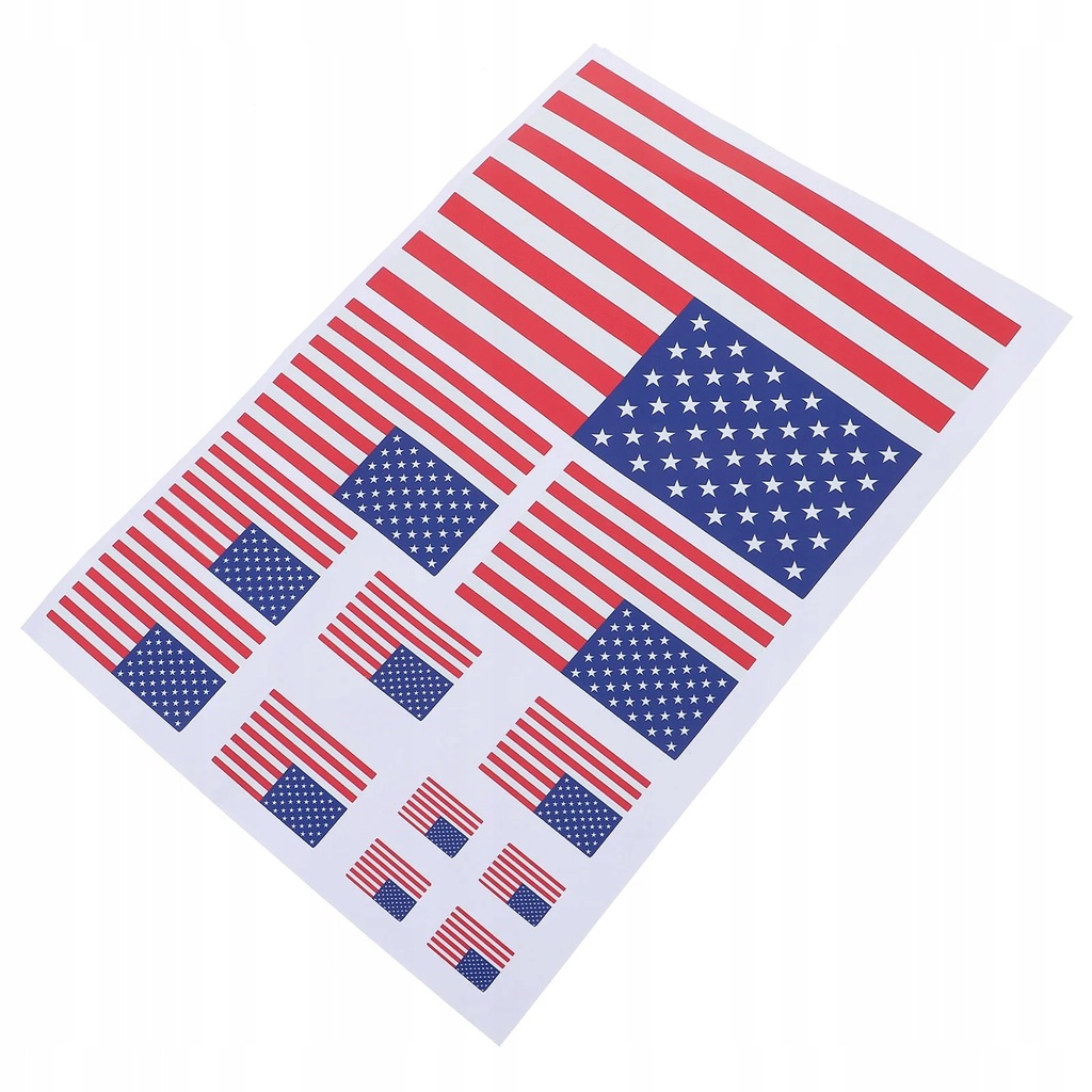Patriotic Face Sticker Window American Flag Decal - 13955578145 ...