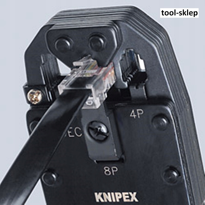 KNIPEX 975112 Zaciskarka do skrętki RJ45 RJ12 - 12218904838 - oficjalne ...