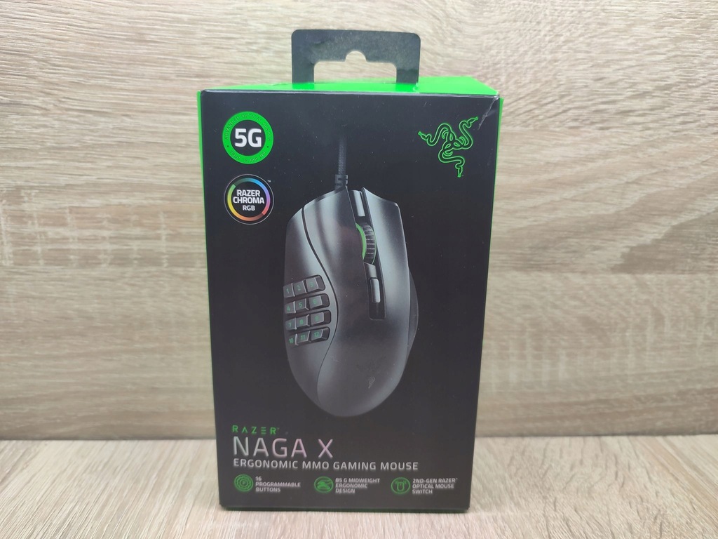 MYSZKA GAMINGOWA PRZEWODOWA RAZER NAGA X RZ01-0359 - 16888483116 ...
