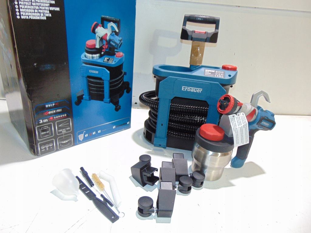 Pistolet agregat do malowania erbauer EPS800 800W - 12619234280 ...