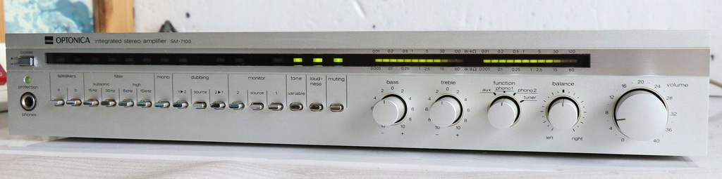SHARP/ OPTONICA SM-7100 wzmacniacz stereo vintage - 12644588940 ...