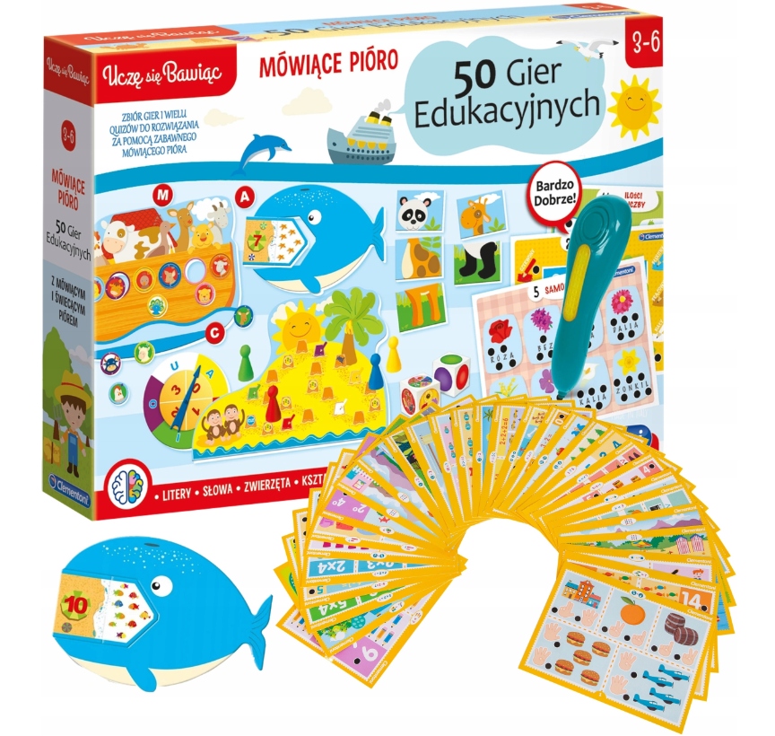 Edukacyjne ZABAWKI dla 2 LATKA Mówiące Pióro - 13307113942 - oficjalne archiwum Allegro