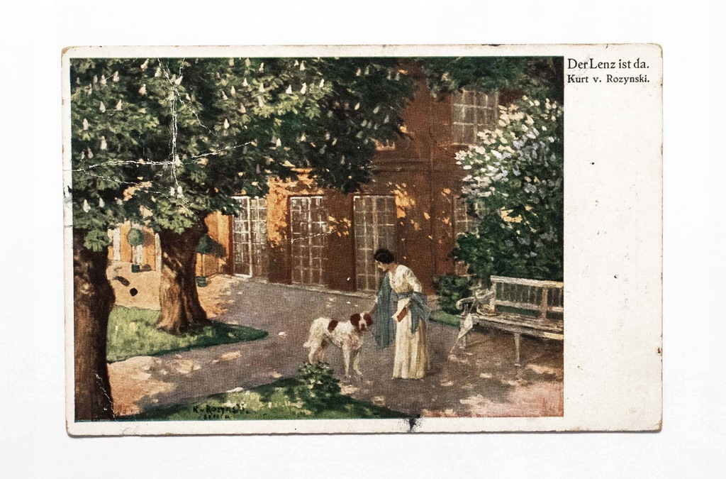 STARA POCZTÓWKA - KURT V. ROZYNSKI, POZNAŃ / OSTRÓW WIELKOPOLSKI 1920 ...