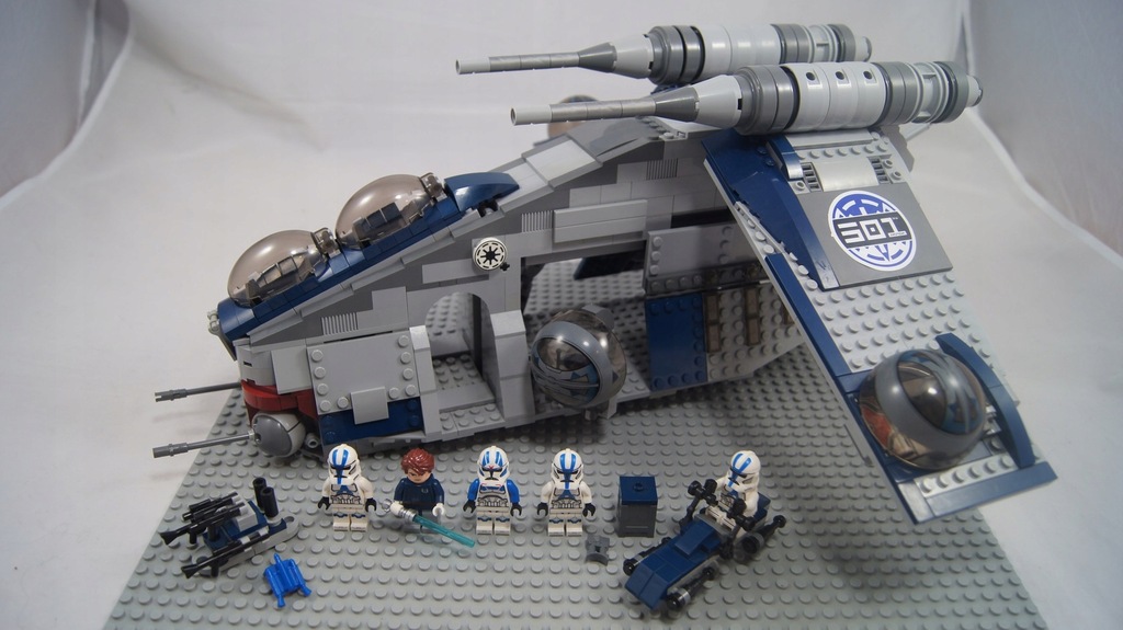 Lego Star Wars custom 501 clone Gunship 75021 kg - 12164531405 ...