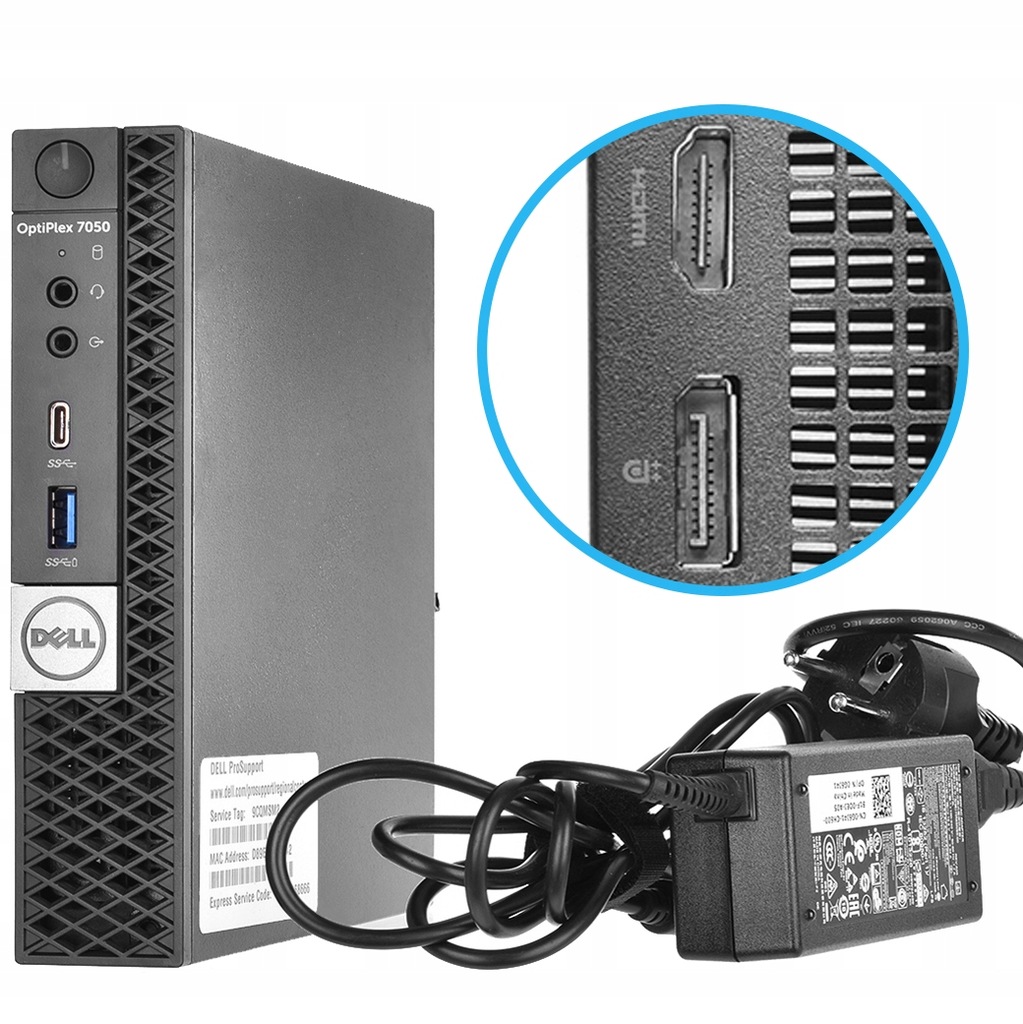 DELL OptiPlex Mini Micro i5 6Gen 8GB 256GB SSD - 14316876160 ...