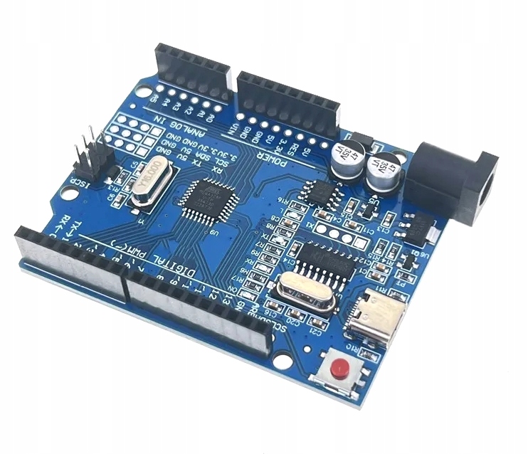 Płytka deweloperska UNO R3 USB-C z ATmega328, zgodna z Arduino UNO ... Płytka deweloperska UNO R3 USB-C z ATmega328, zgodna z Arduino UNO ...