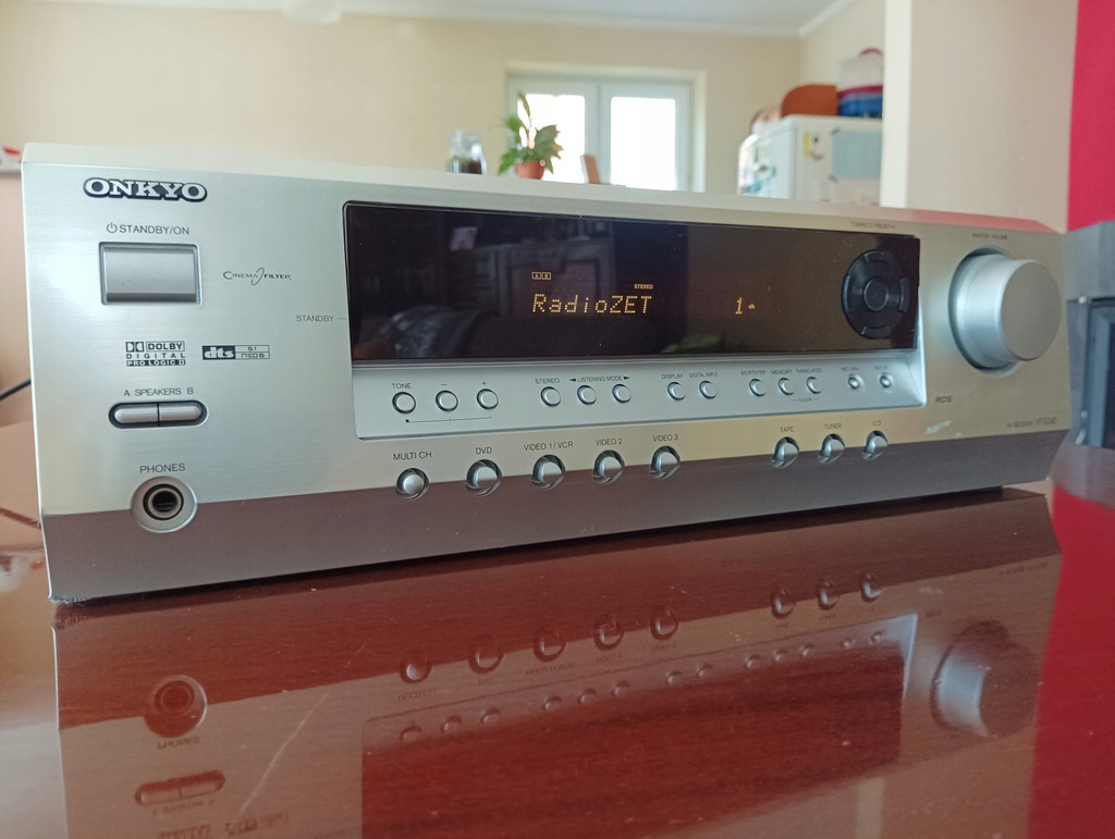 Amplituner ONKYO HT-R340 5.1 srebrny - 13817974500 - oficjalne archiwum Allegro