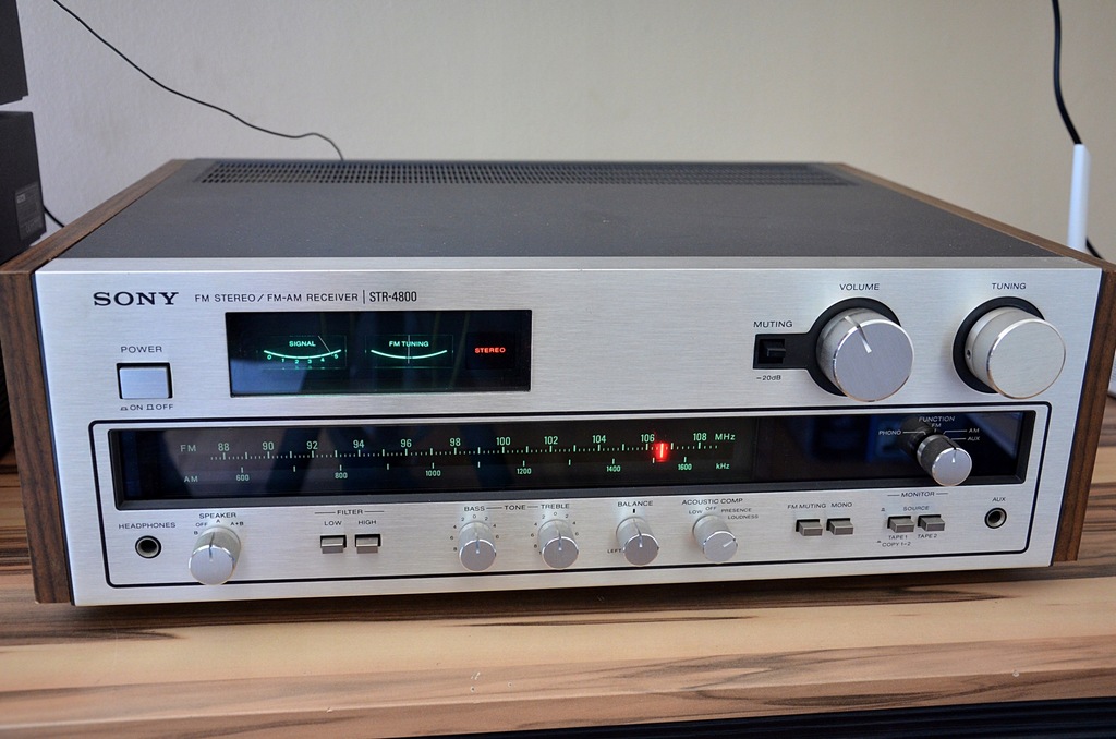 Amplituner Sony STR-4800 Vintage - 10695984233 - oficjalne archiwum Allegro