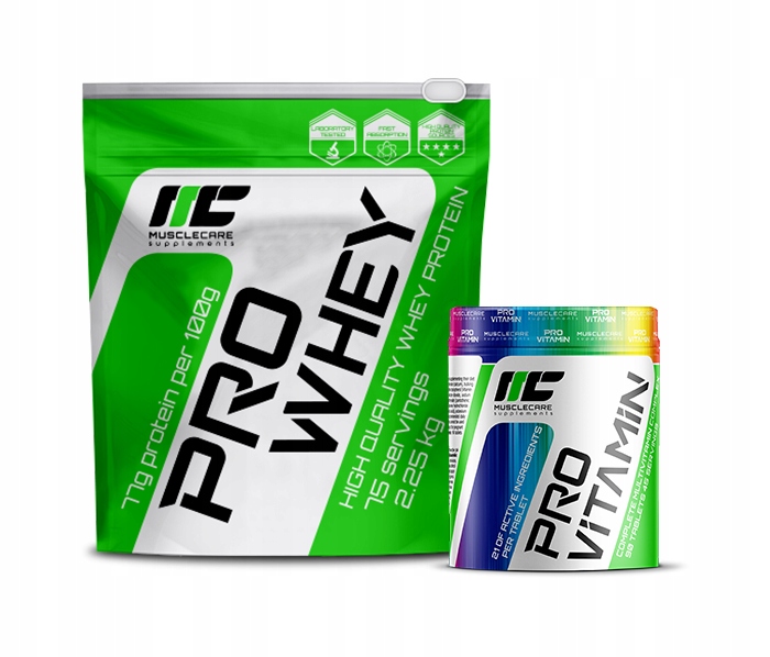 Muscle Care WHEY 2250g SMAKI BIAŁKO WPC PROTEIN - 7768815555 - oficjalne archiwum Allegro