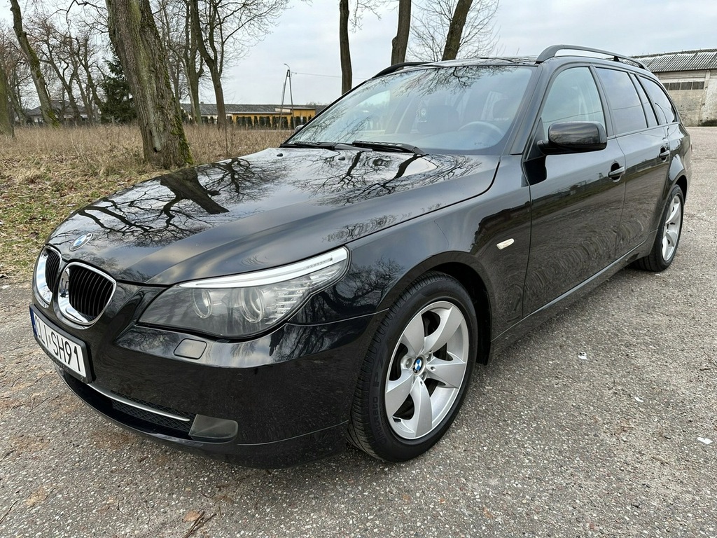BMW 520 E61 520d 177 Koni Panorama Automat Navi - 15000220502 - oficjalne archiwum Allegro