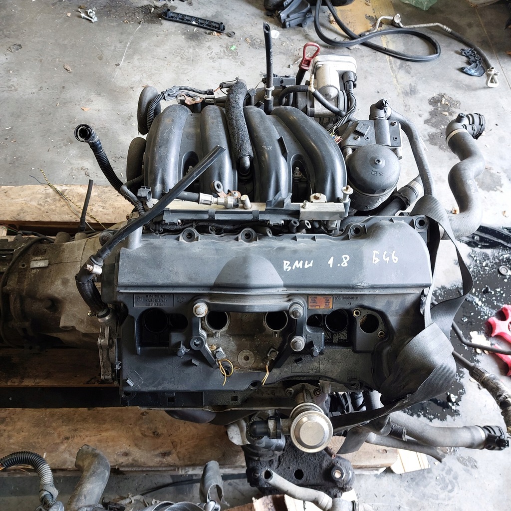 BMW E46 1,8B SILNIK GOŁY SŁUPEK - 16205408044 - oficjalne archiwum Allegro
