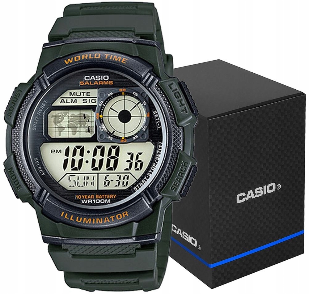 ZEGAREK MĘSKI CASIO AE-1000W-3AVEF - 13403788106 - oficjalne archiwum Allegro
