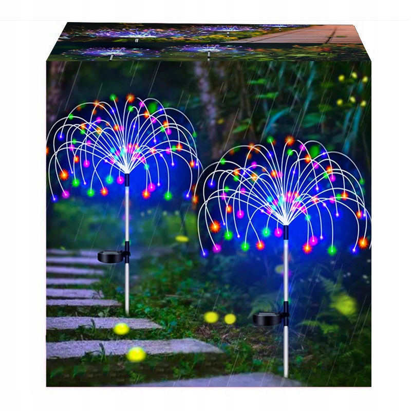 2X LAMPA SOLARNA OZDOBA OGRODOWA DMUCHAWCE 150 LED - 13768175505 - oficjalne archiwum Allegro
