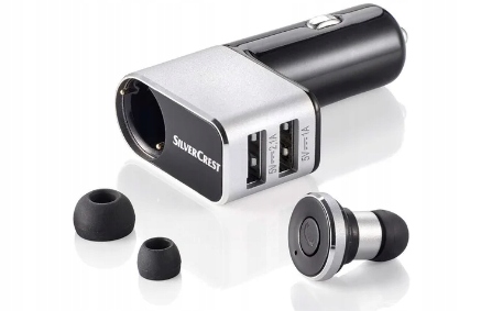 Zestaw głośnomówiący SILVERCREST Bluetooth NOWY - 10821521070 ...