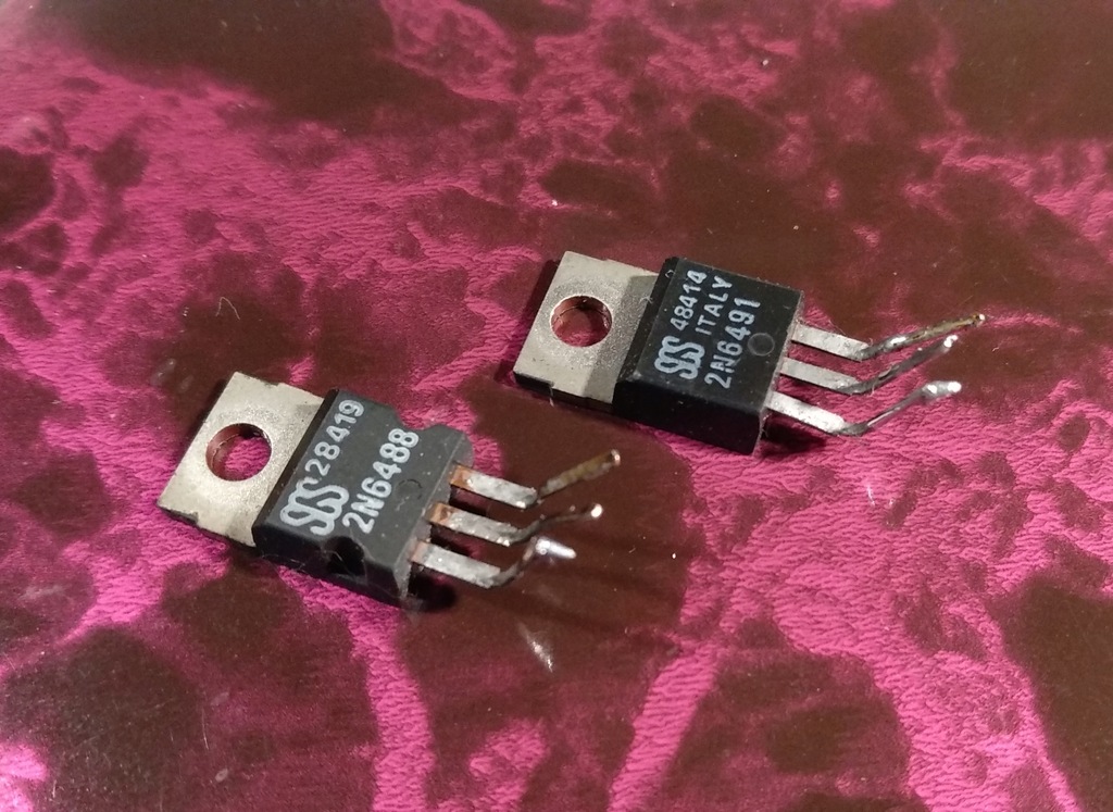 2N6491/2N6488 Para komplementarna_UNITRA DIORA_X4 - 12263513267 ...